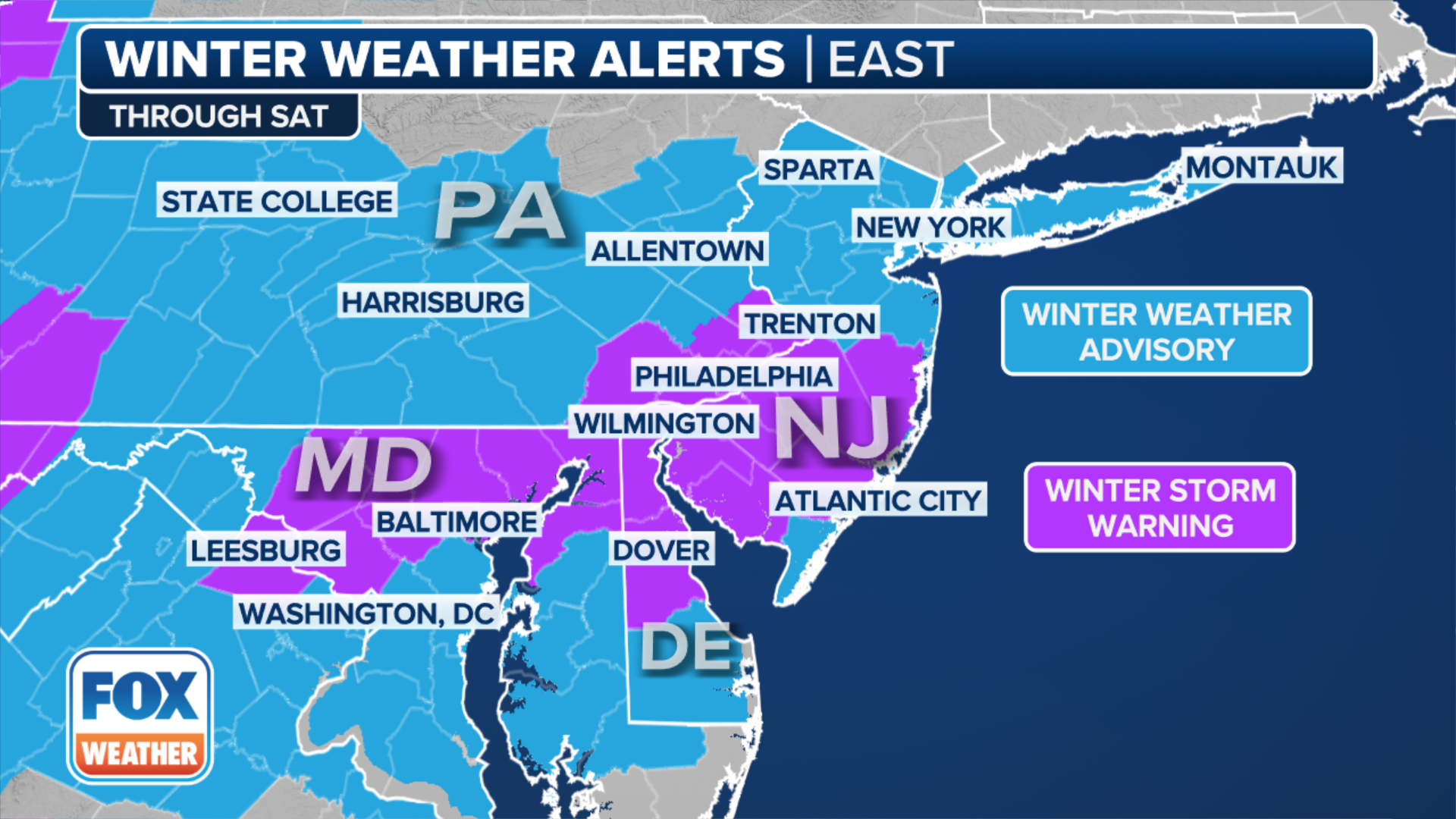 I-95 snow live tracker: Airport delays, snow maps, radar loops and more | Fox Weather